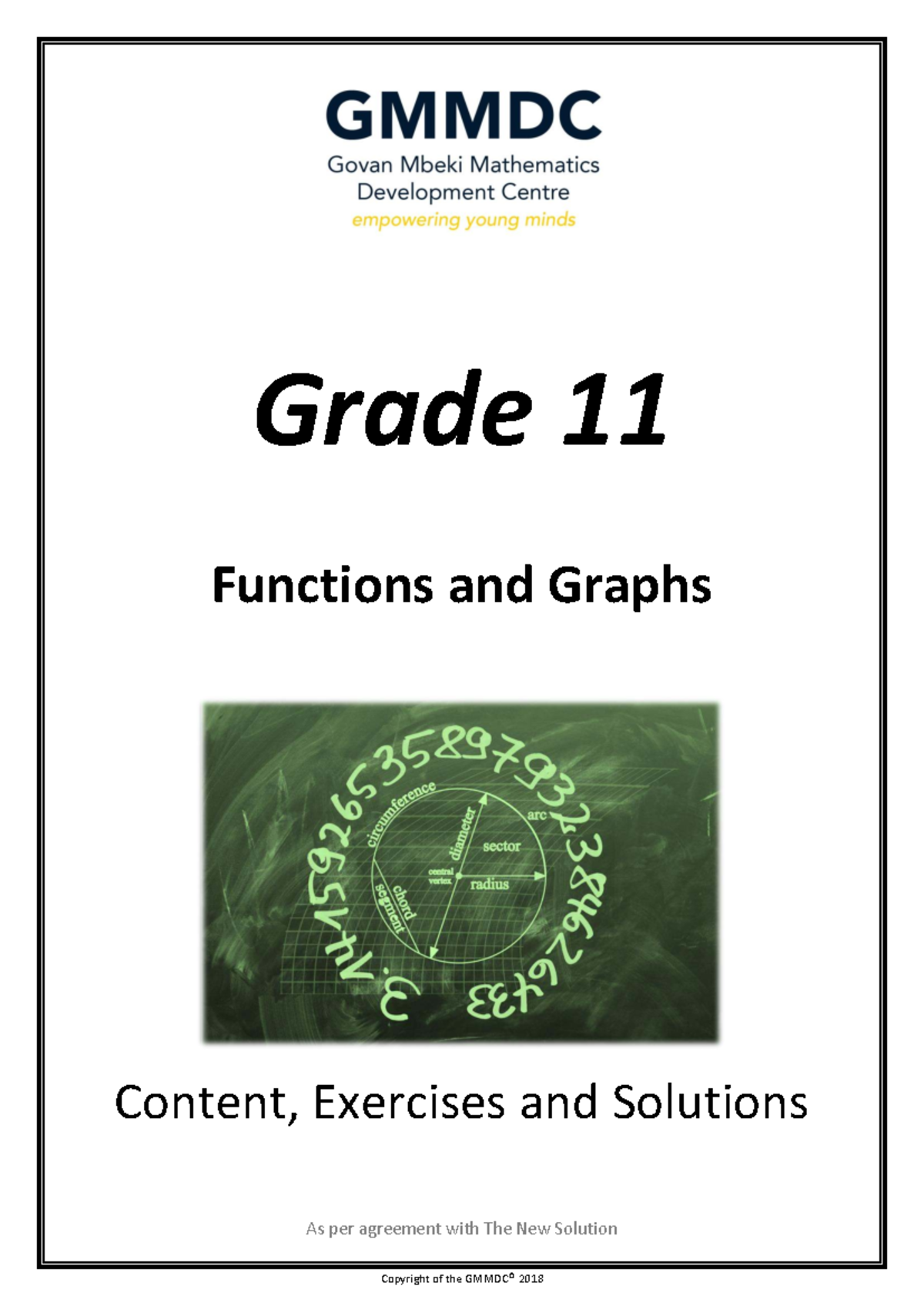 Grade 11 Functions and Graphs: Content, Exercises & Solutions - Studocu