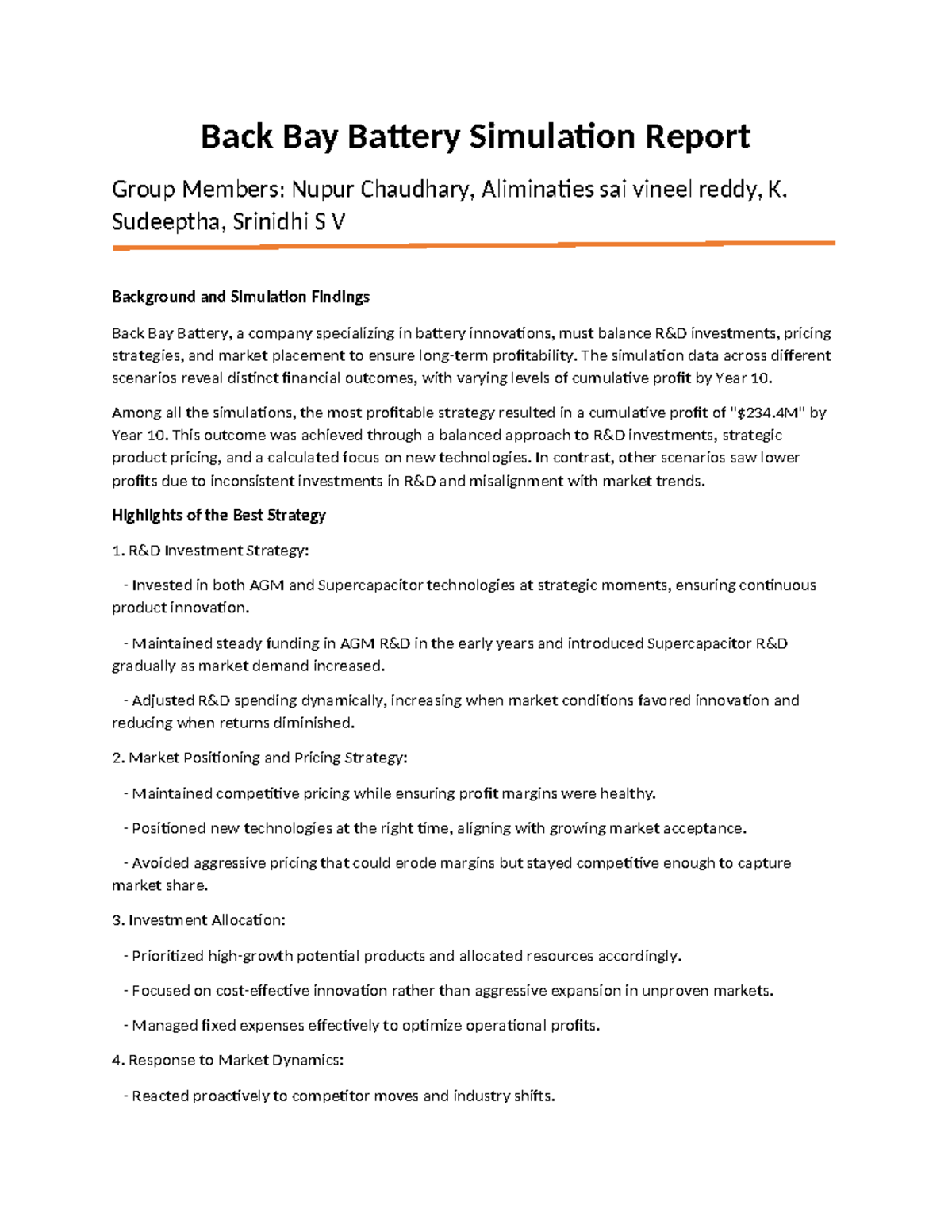 Back Bay Battery Simulation Report: R&D & Market Strategies Analysis ...