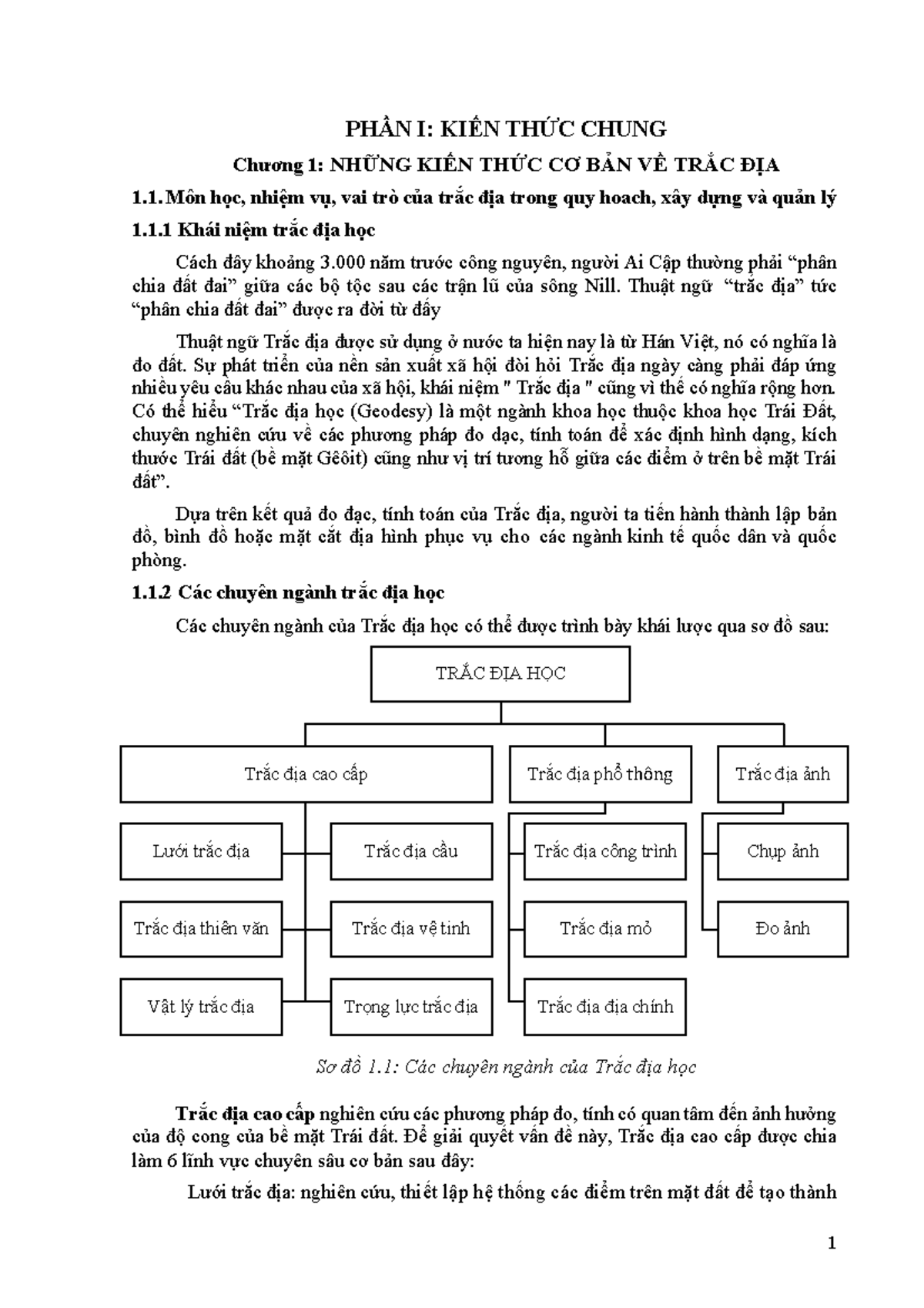 Bài giảng Trắc địa - Tổng quan và Các chuyên ngành (BDJDJD) - Studocu