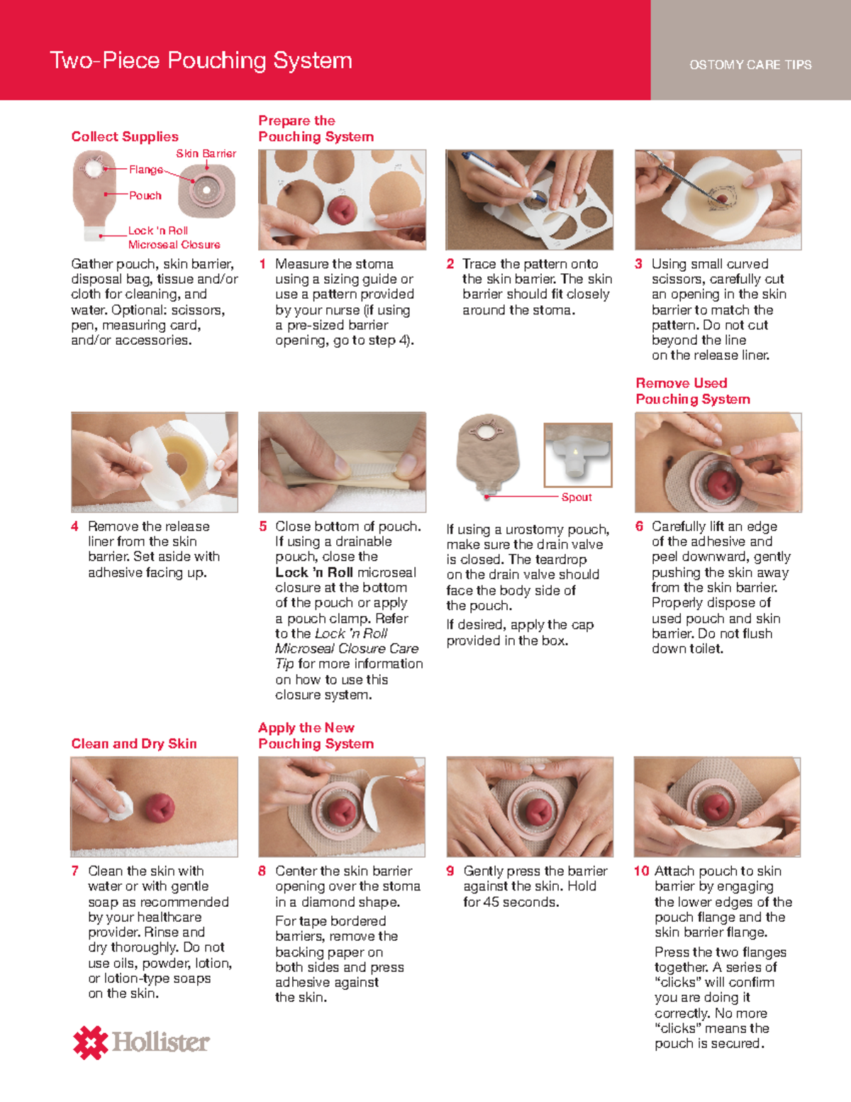 Ostomy Care Guide: Changing Tips for Hollister Pouching System - Studocu