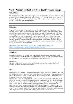 Experiment internal stats, NCEA Level 2 Star Jumps and Heart Rate ...