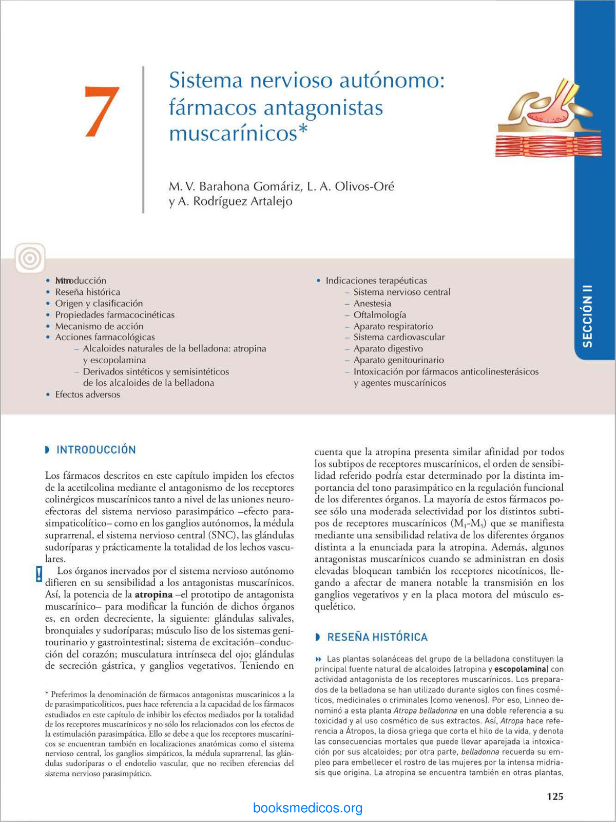 Sistema Nervioso Autónomo: Fármacos Antagonistas Muscarínicos (PAR-101 ...