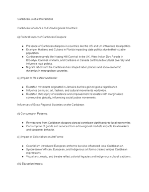 CAPE Caribbean Studies Syllabus - CARIBBEAN EXAMINATIONS COUNCIL ...