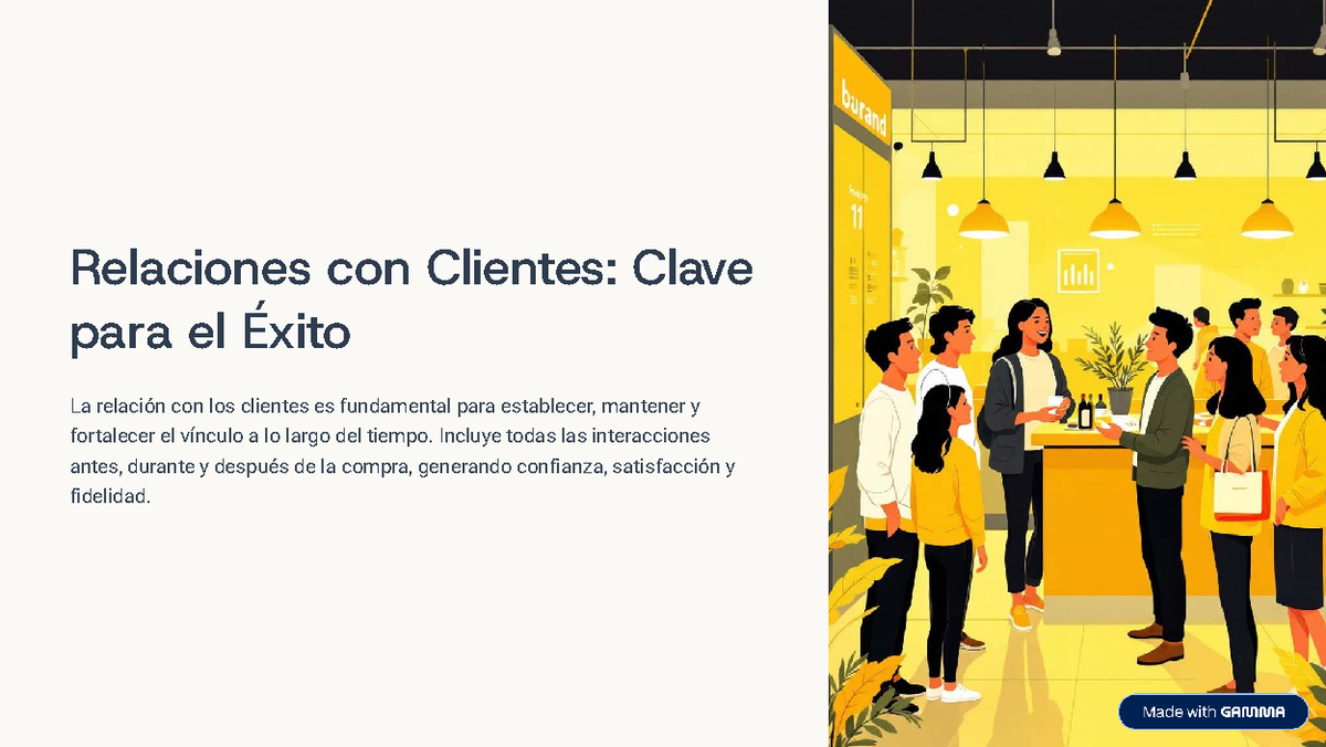 Relaciones con Clientes: Estrategias para el Éxito Empresarial - Studocu