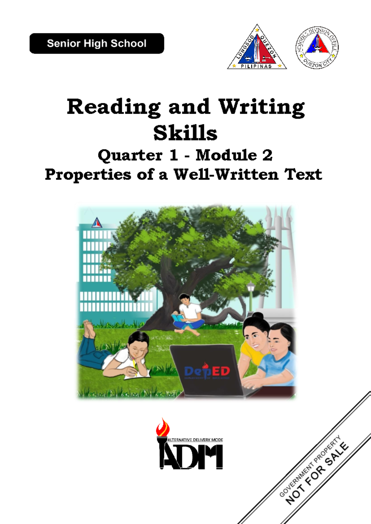 Properties of a Well-Written Text - Reading and Writing Skills (EN11 ...
