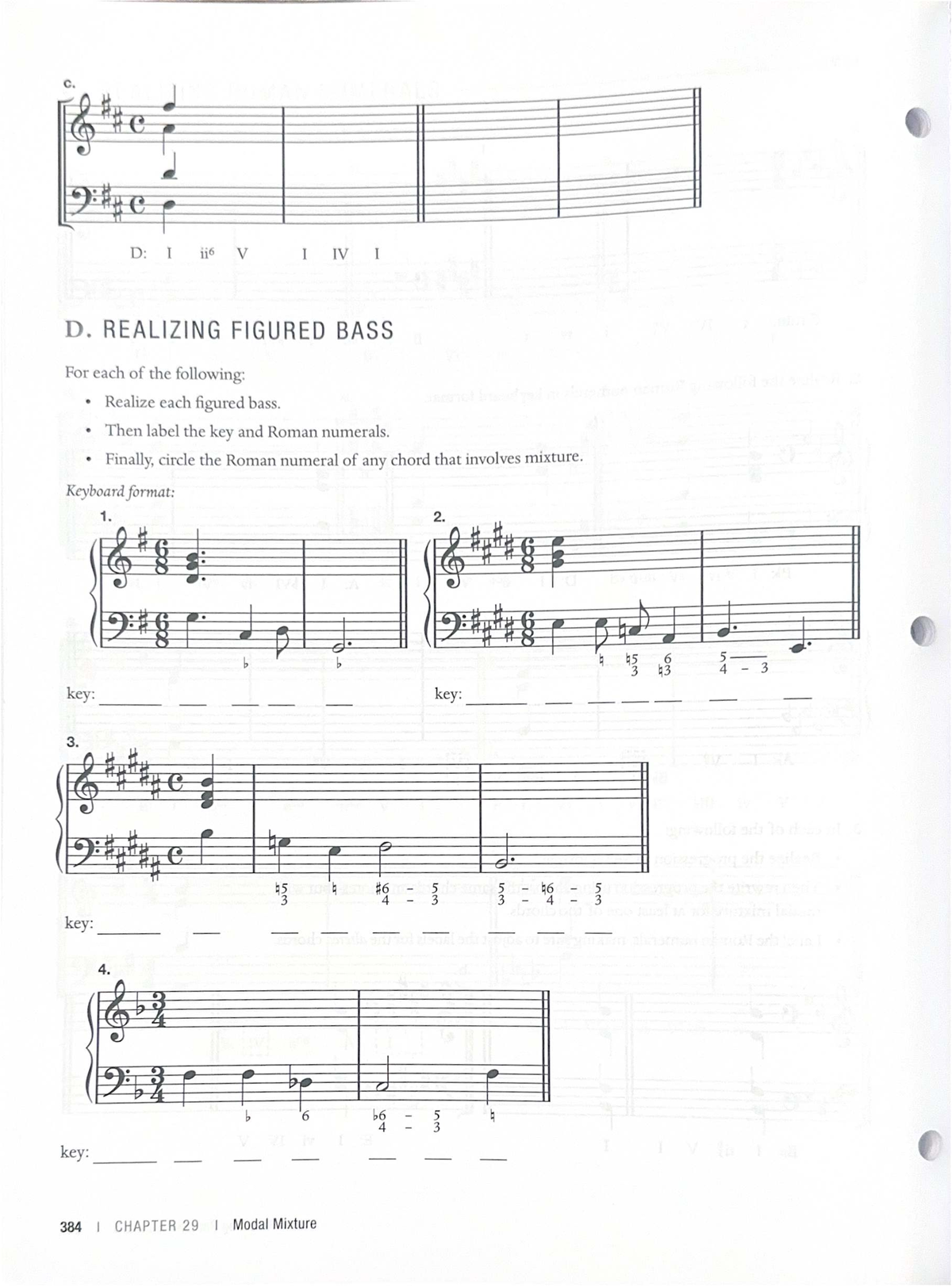 Theory 3: Assignment 1 - Realizing Figured Bass and Composition - Studocu