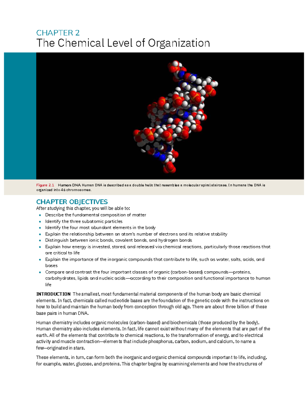 Chemistry Fundamentals: Elements, Atoms, and Chemical Bonds (CHAPTER 2 ...
