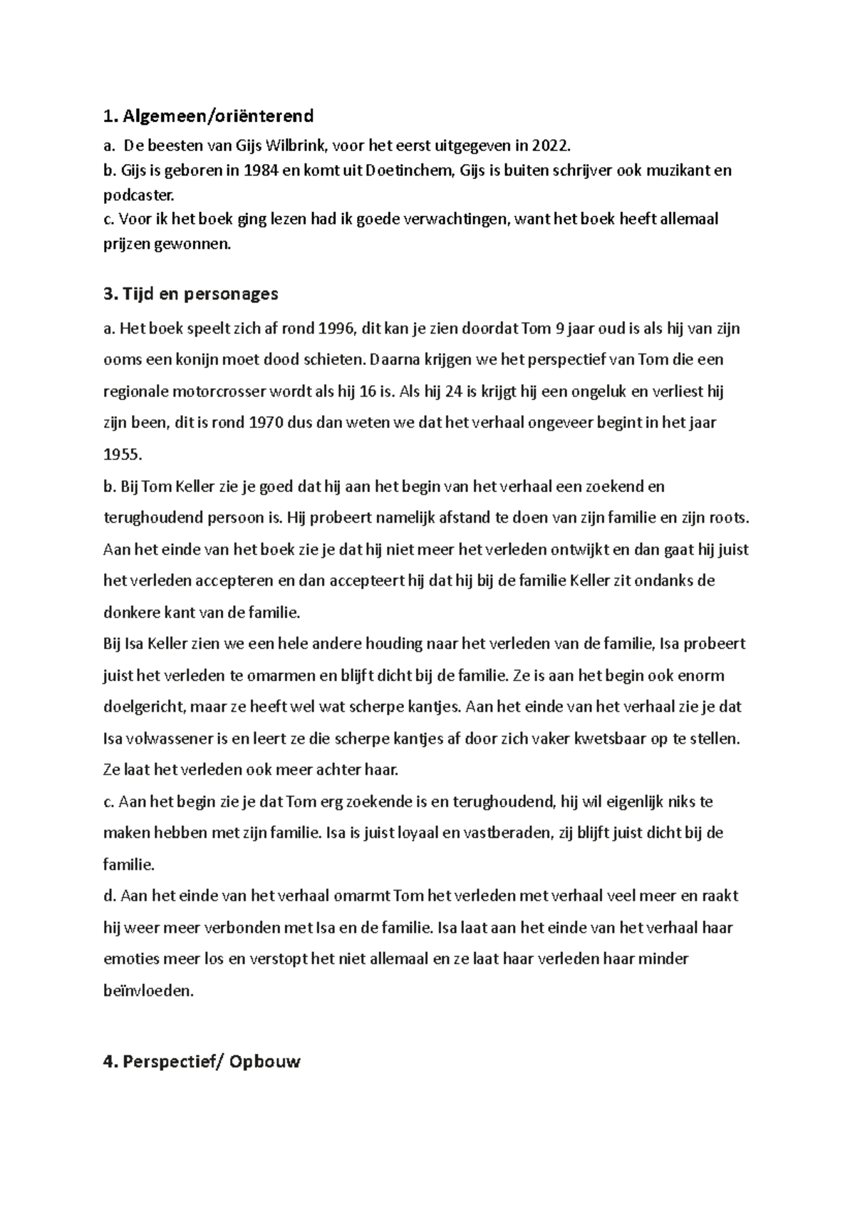 Analyse van 'De beesten' door Gijs Wilbrink - Boekbespreking - Studeersnel