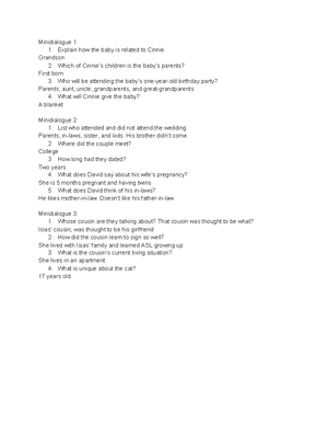 The Gum Story - ASL - This assignment was for my ASL 1 class. For this ...