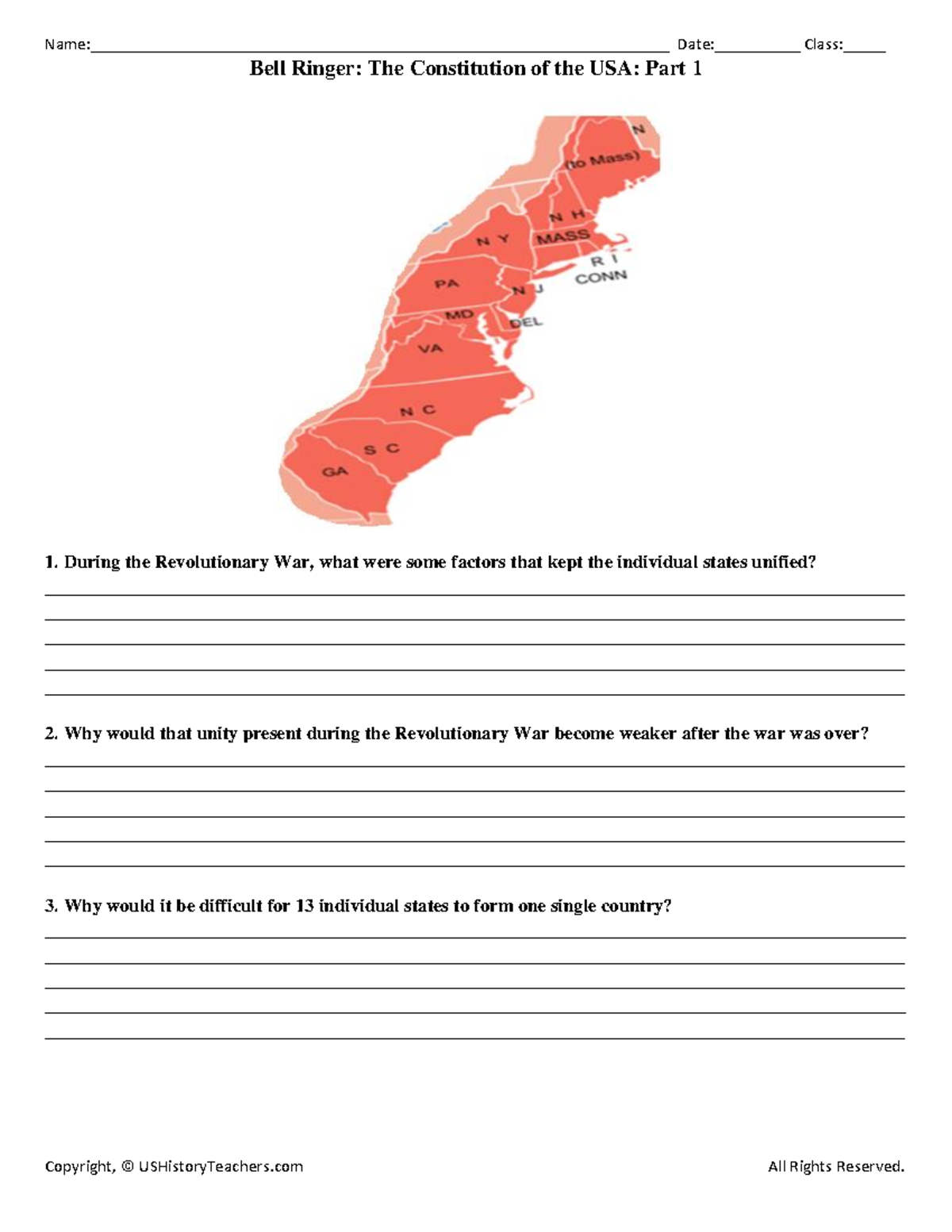 01 Bell Ringer The Constitution of the United States Part 1 - Copyright ...
