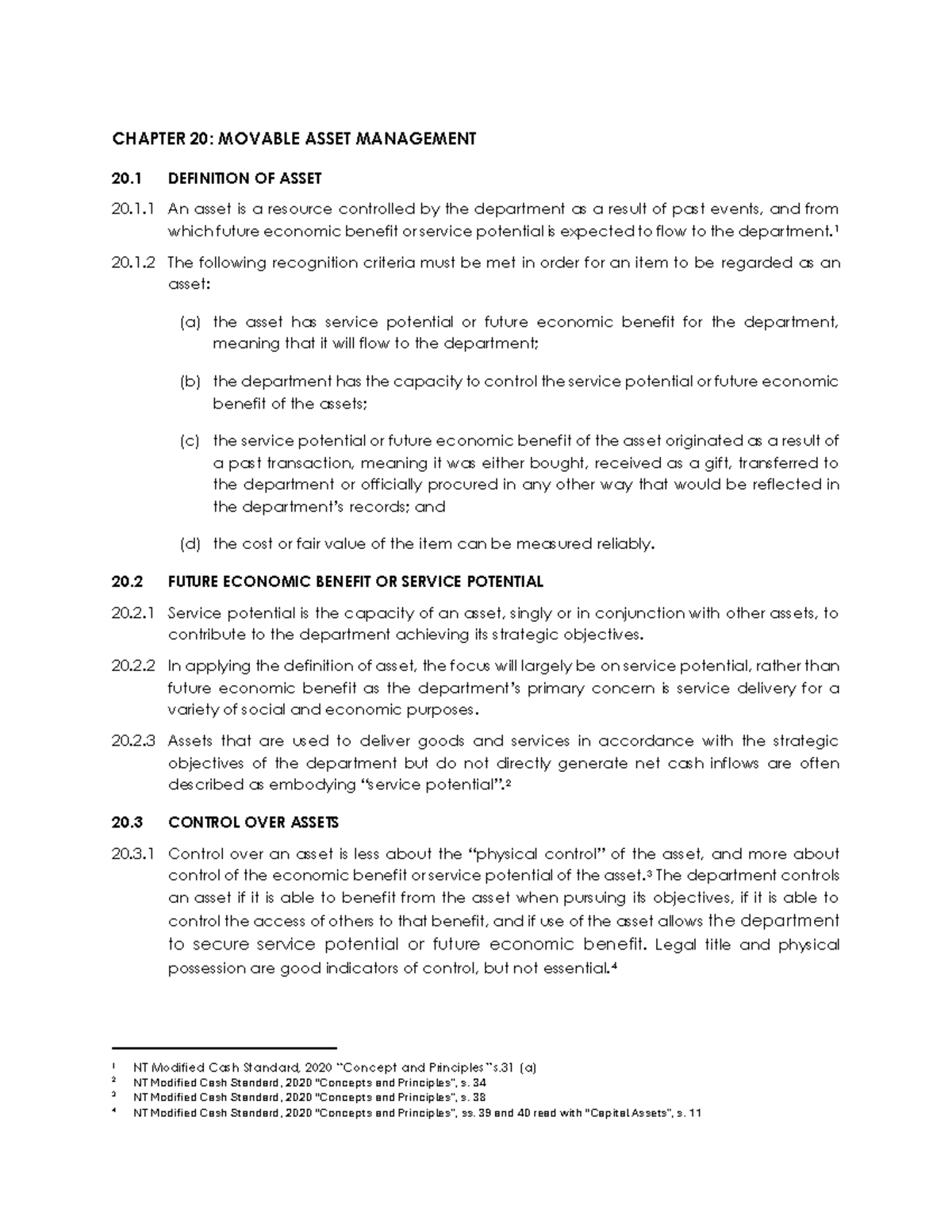 Chapter 20: Understanding Moveable Asset Management and Classification ...