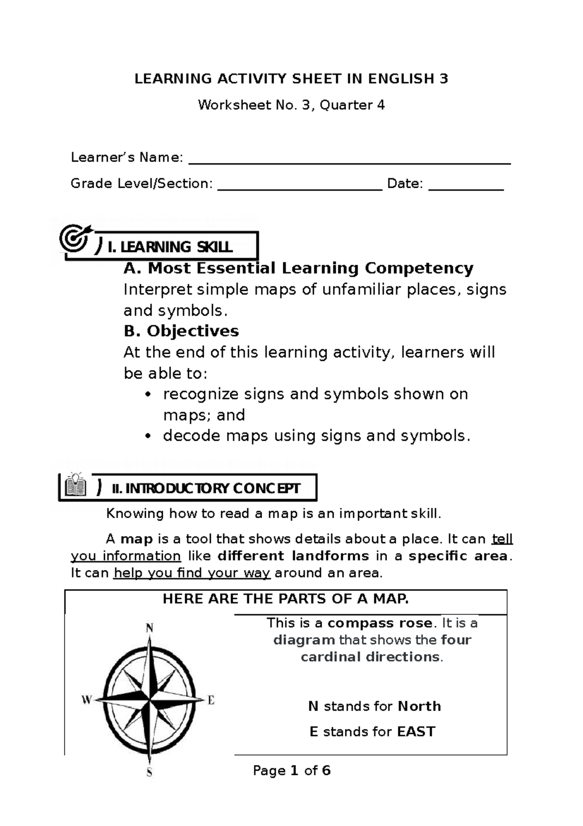 English-3 Q4 LAS3 - NONE - LEARNING ACTIVITY SHEET IN ENGLISH 3 ...