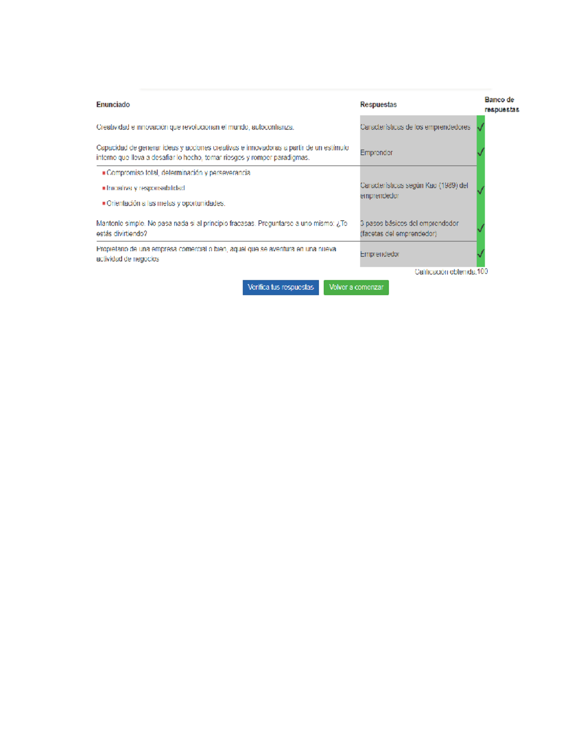 Doc3 - EA1. Ejercicio de Control. Conceptos básicos del emprendedor - Banco de Enunciado ...