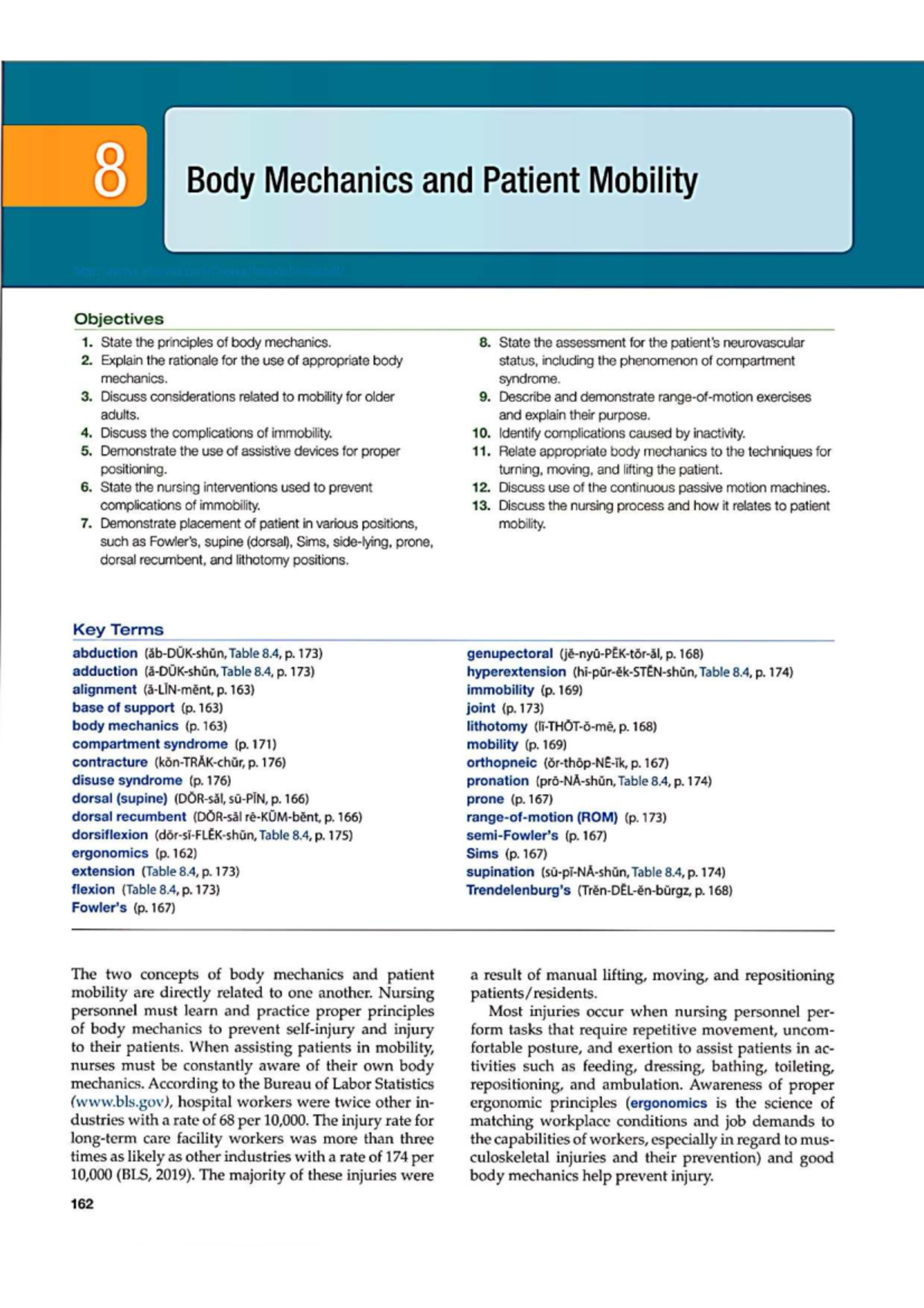 Body Mechanics and Patient Mobility: Key Principles and Nursing ...