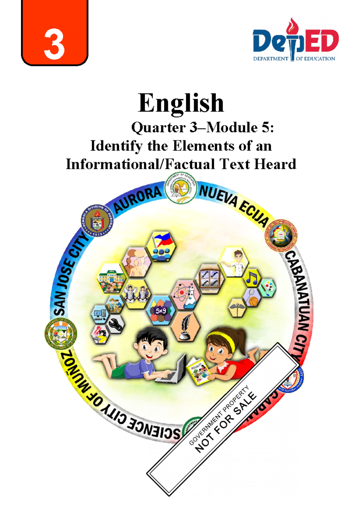 ENGLISH 3: Elements of Informational/Factual Text Module 5 Guide - Studocu