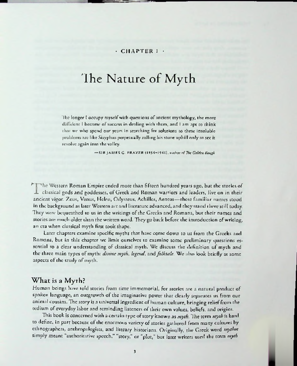 Understanding Classical Myth: Definitions, Types, and Contexts ...