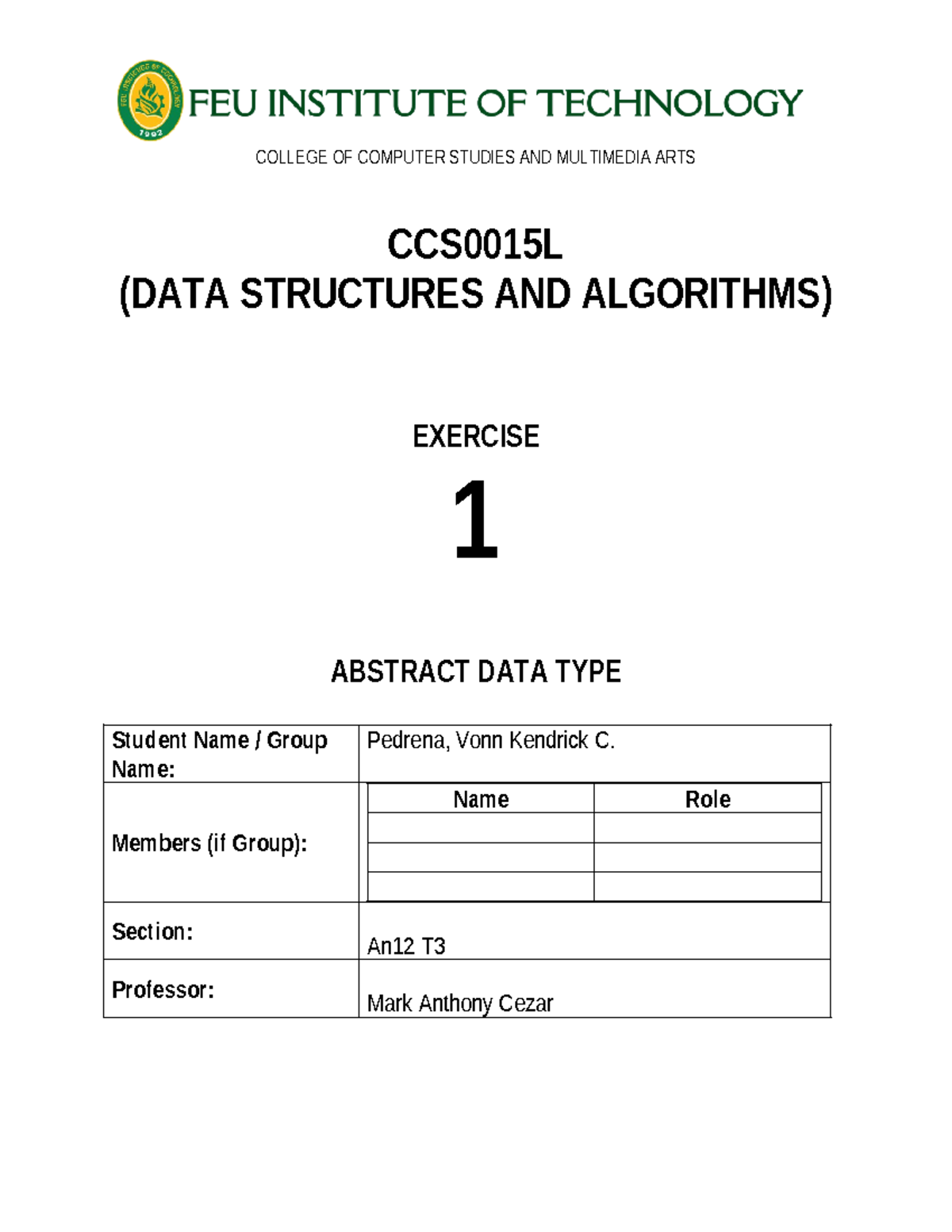 CS0015L - Final Exam Exercise on Abstract Data Types and Algorithms ...