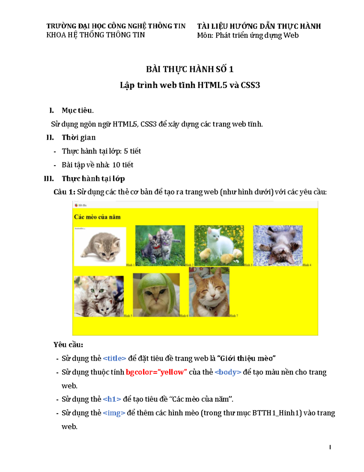 Hướng Dẫn Thực Hành Môn Phát Triển Ứng Dụng Web - BTTH1 HTML5 & CSS3 ...