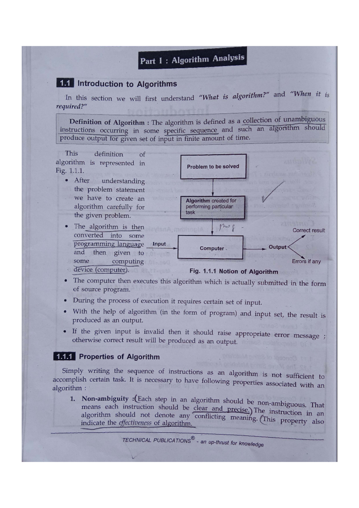Unit 1: Algorithm Analysis and Properties - CS101 Notes - Studocu