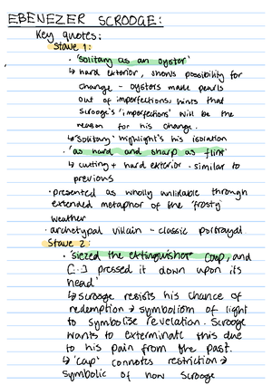 Bob Cratchit & Tiny Tim: Key Quotes on Poverty in Stave 1 & 4 - Studocu