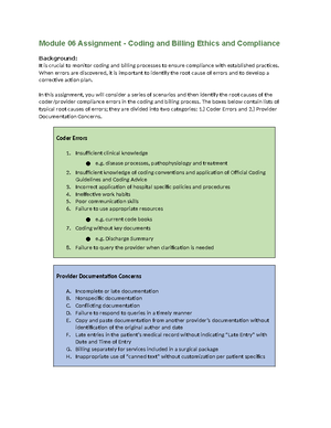 HIM1103 Mod 04 Lab Worksheet - Module 04 Lab Activity – ICD-10-PCS Coding Overview: There are 3 ...