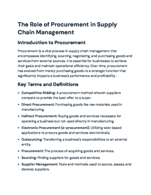 [Solved] 21 Explain the - Principles of Logistics Management - Studocu