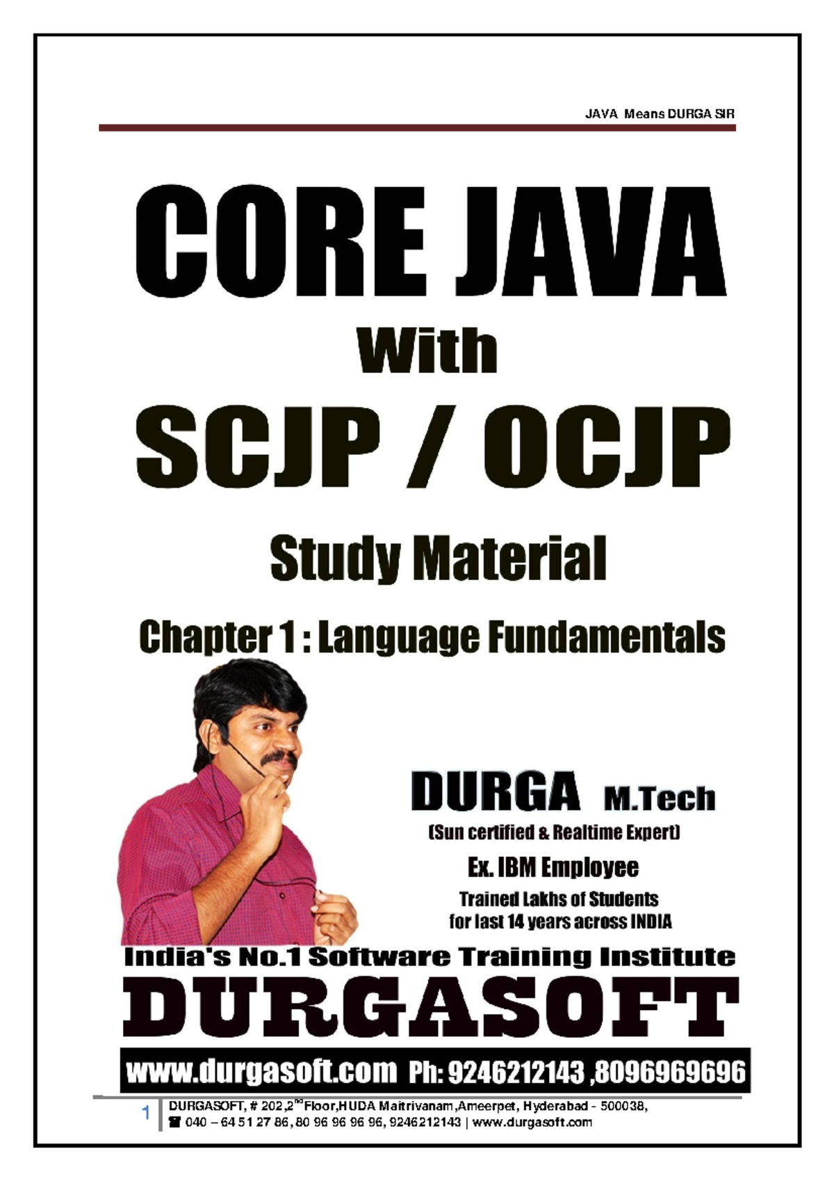 Language Fundamentals for Java Programming: A Comprehensive Guide - Studocu