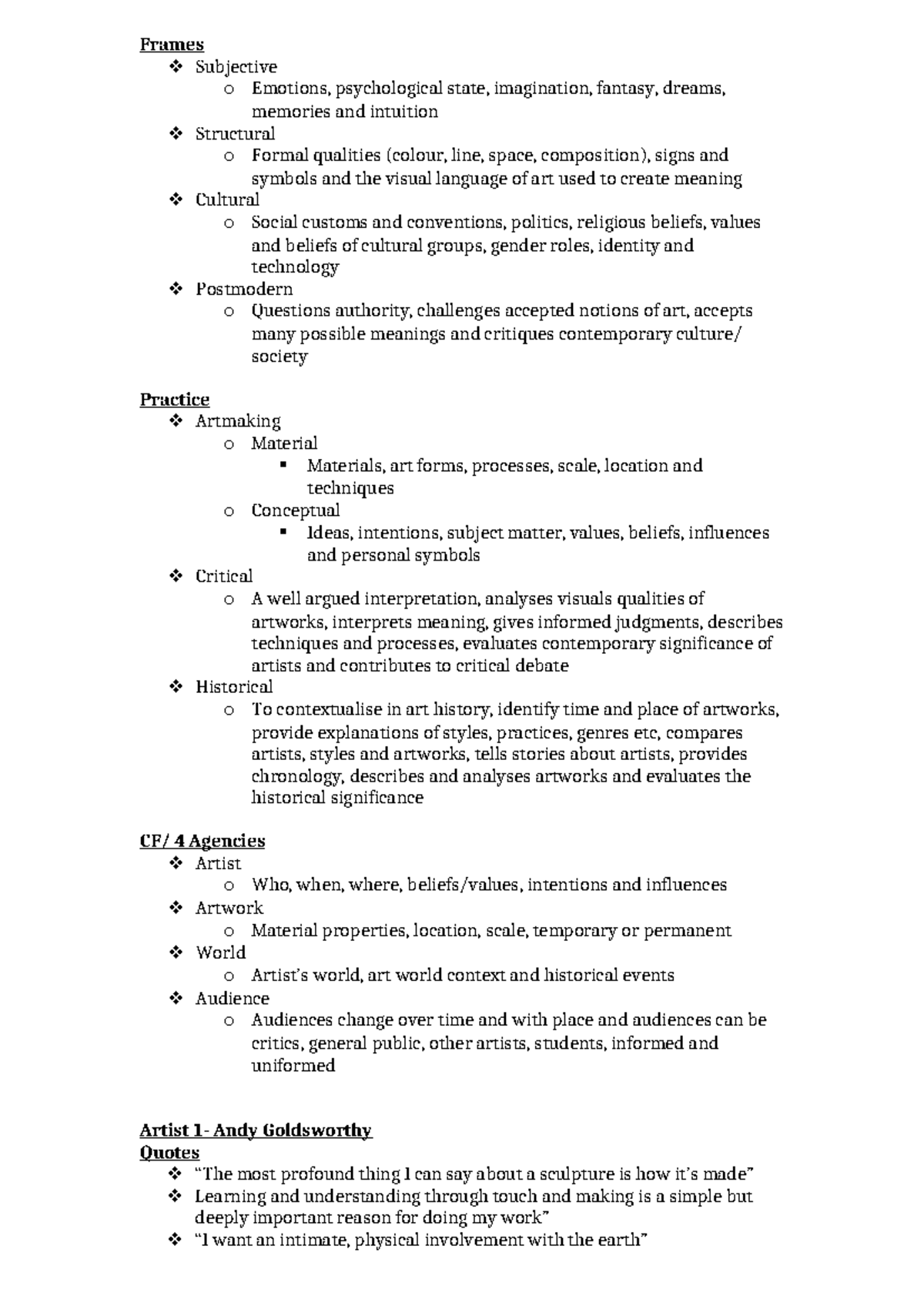 Visual Arts Notes (Course Code: 1475818346) - Comprehensive Study Guide ...
