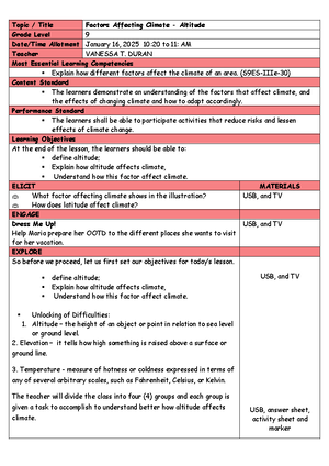 Science Physical Science Curriculum Map - Science Curriculum Map ELE K ...