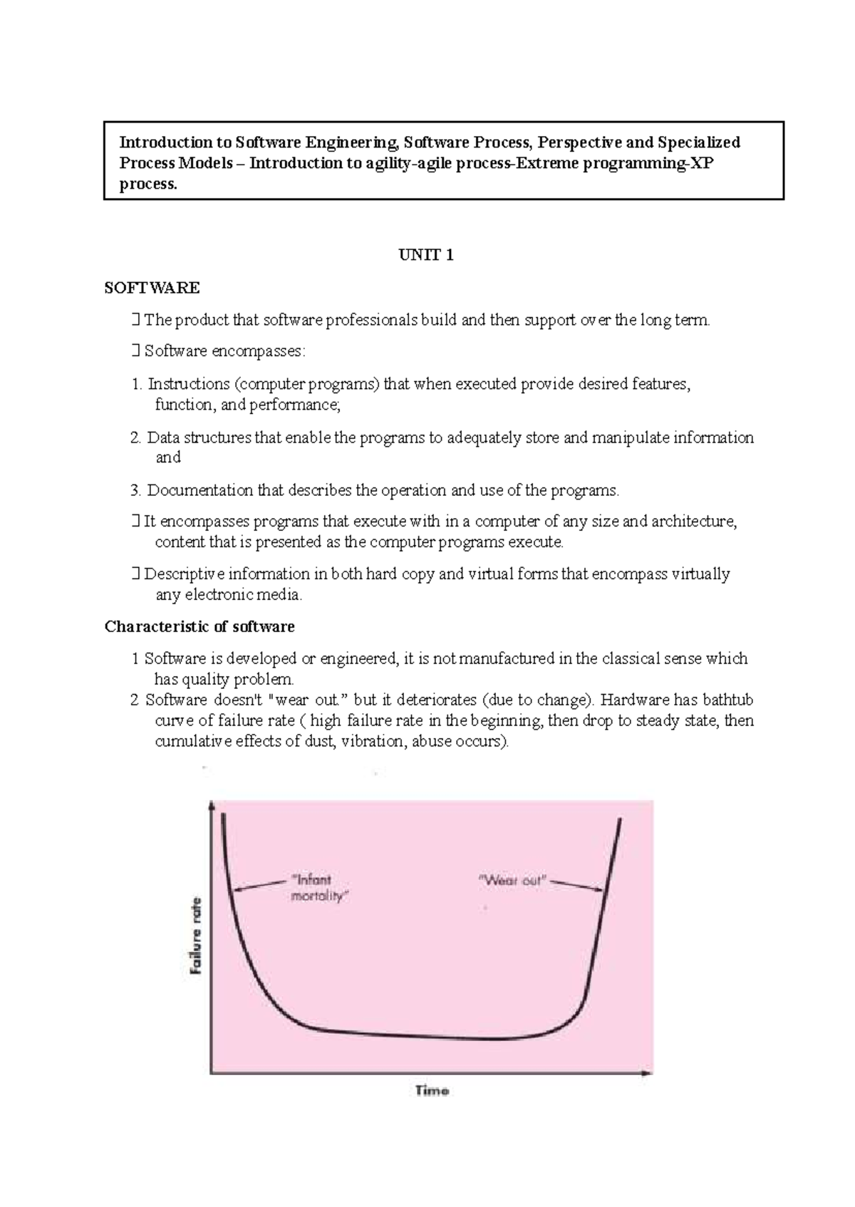 Unit-1 Question Bank: Introduction to Software Engineering Concepts ...