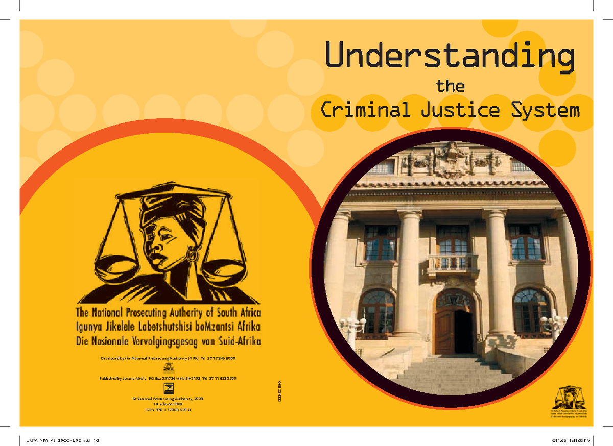 Understanding the Criminal Justice System: A Guide (000482 ENG) - Studocu