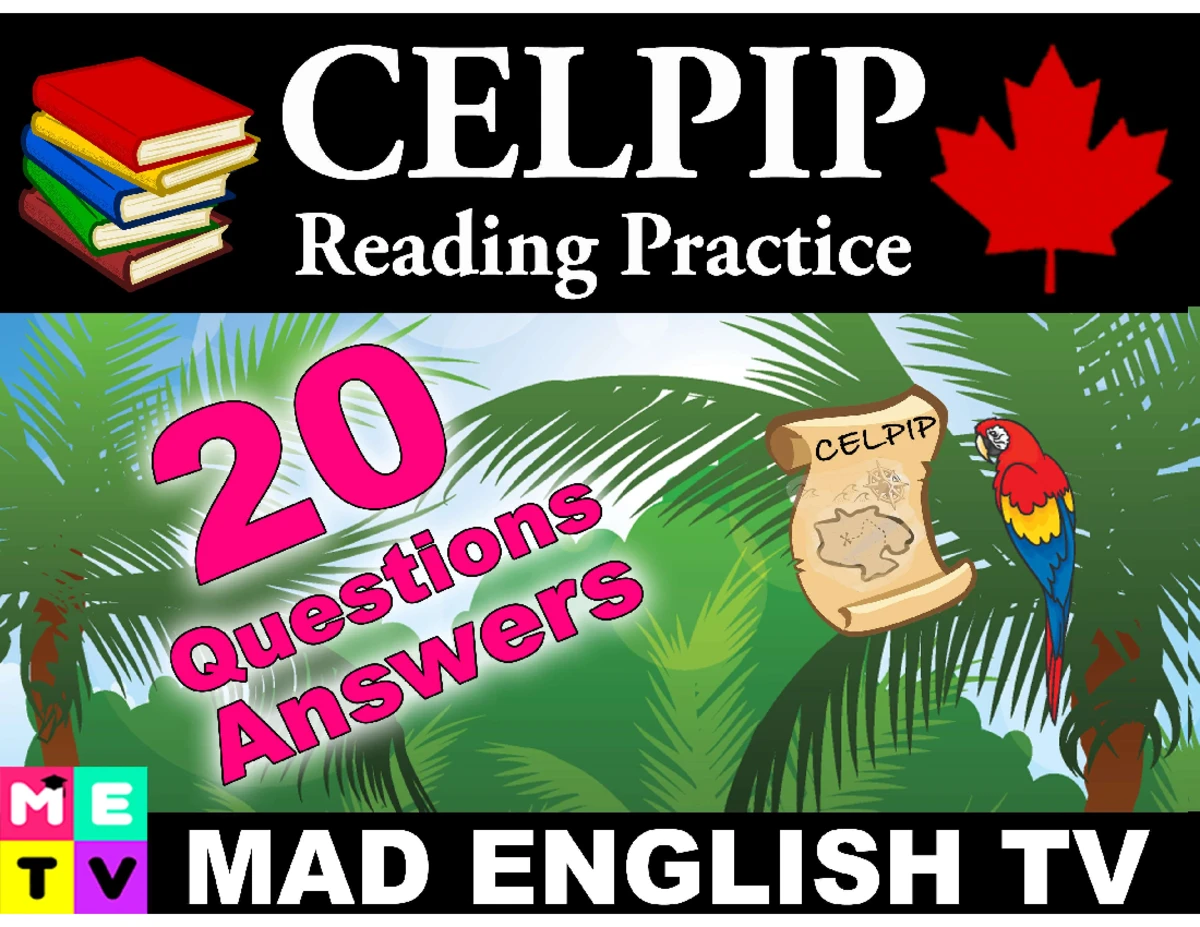 CELPIP Vocabulary Book for Exam Preparation - Studocu
