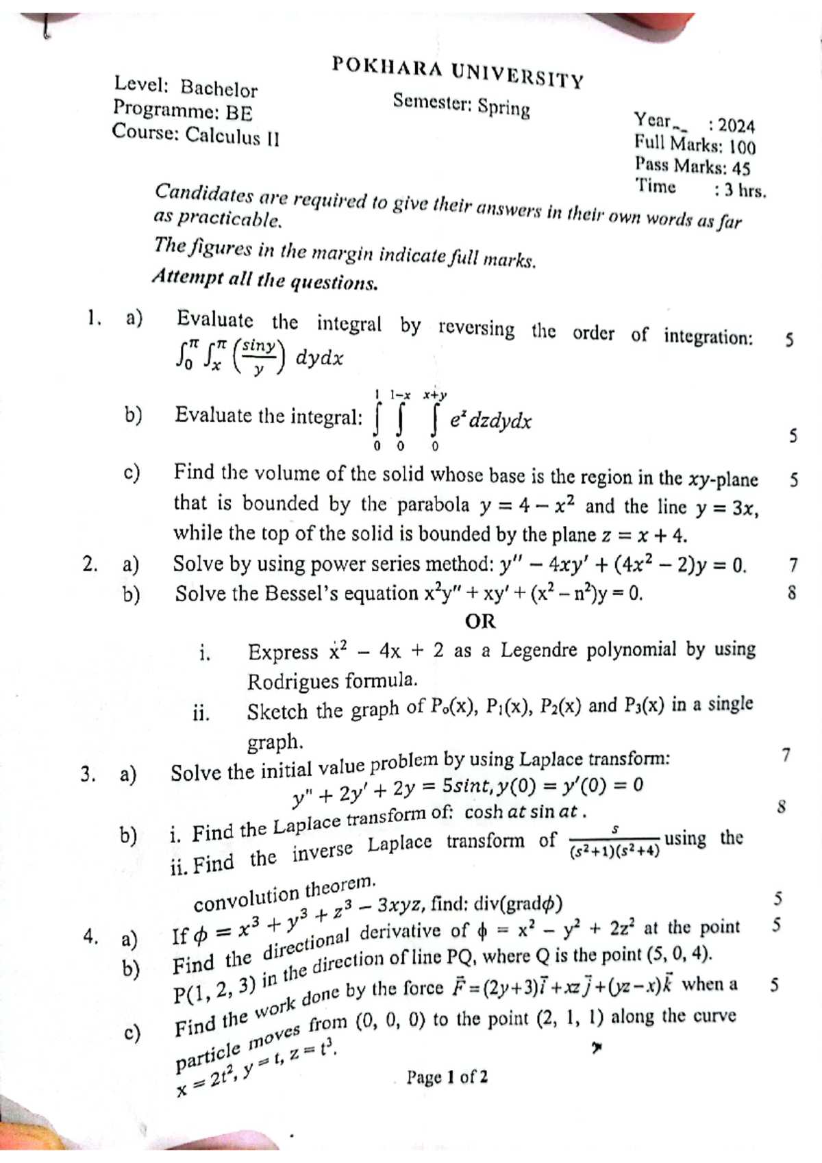 Calculus Ii Final Exam Preparation 240927 101144 Studocu