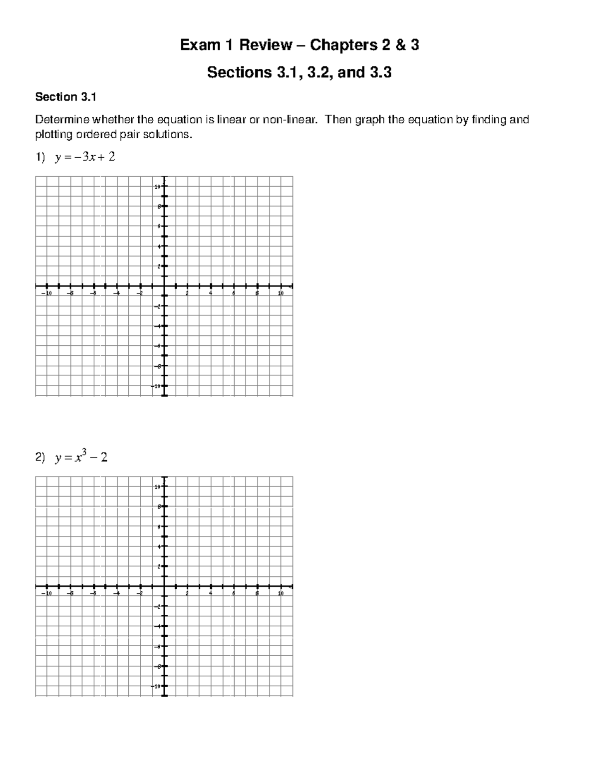 Exam 1 Review – Chapters 2 & 3 - Studocu