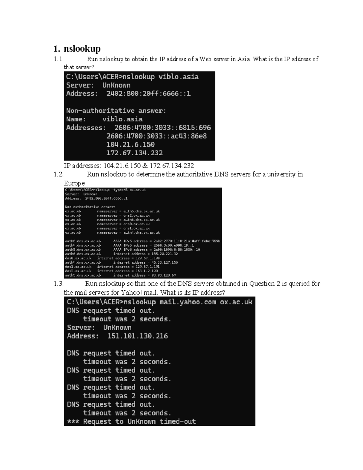 DNS Queries & Responses Study Guide for CS101 - Final Exam Notes - Studocu