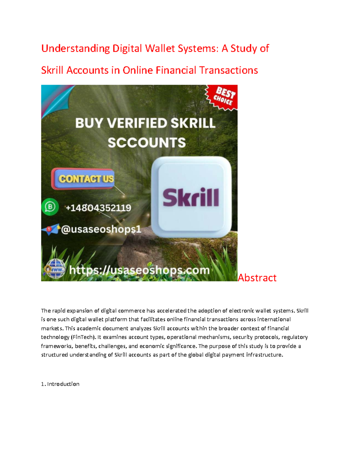 Navigating Verified Skrill Account Purchases: A Comprehensive Guide ...
