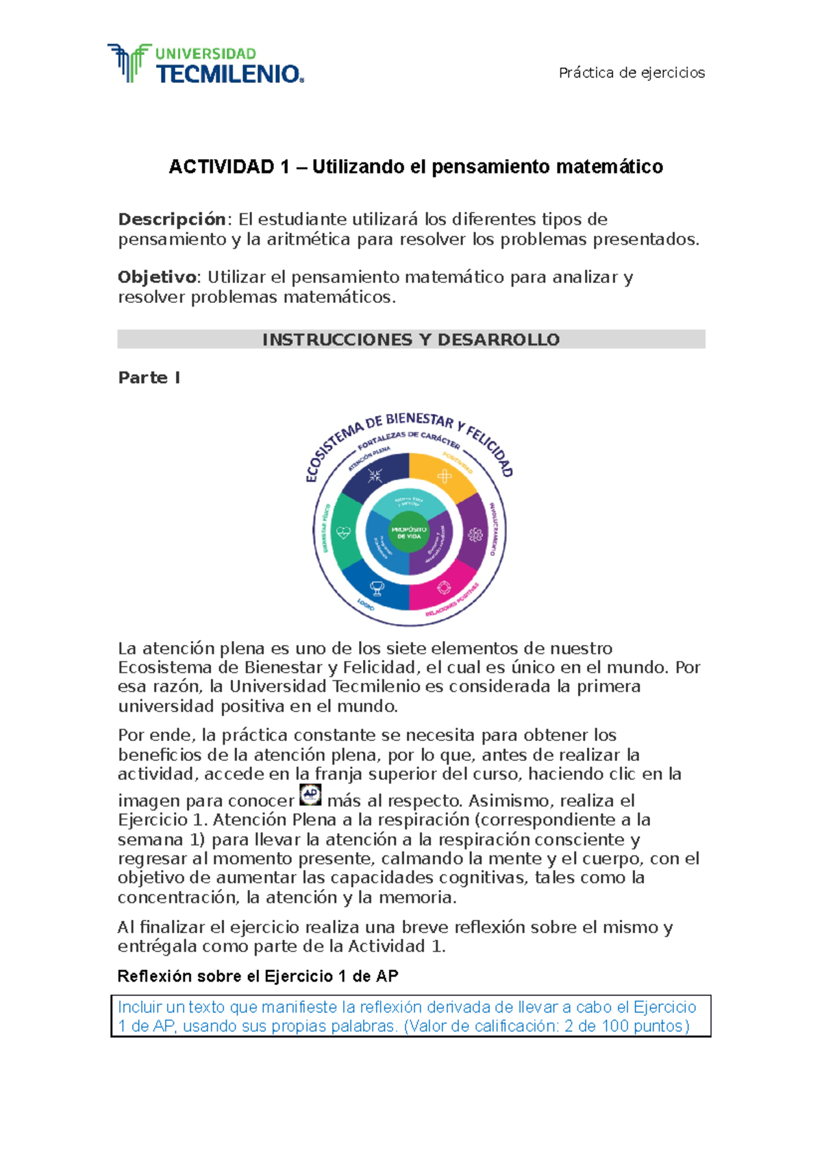 Actividad 1 Razonamiento matematico - ACTIVIDAD 1 – Utilizando el ...