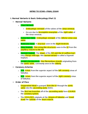 Comprehensive Guide to Echocardiography: Doppler Flow & Anatomy ...