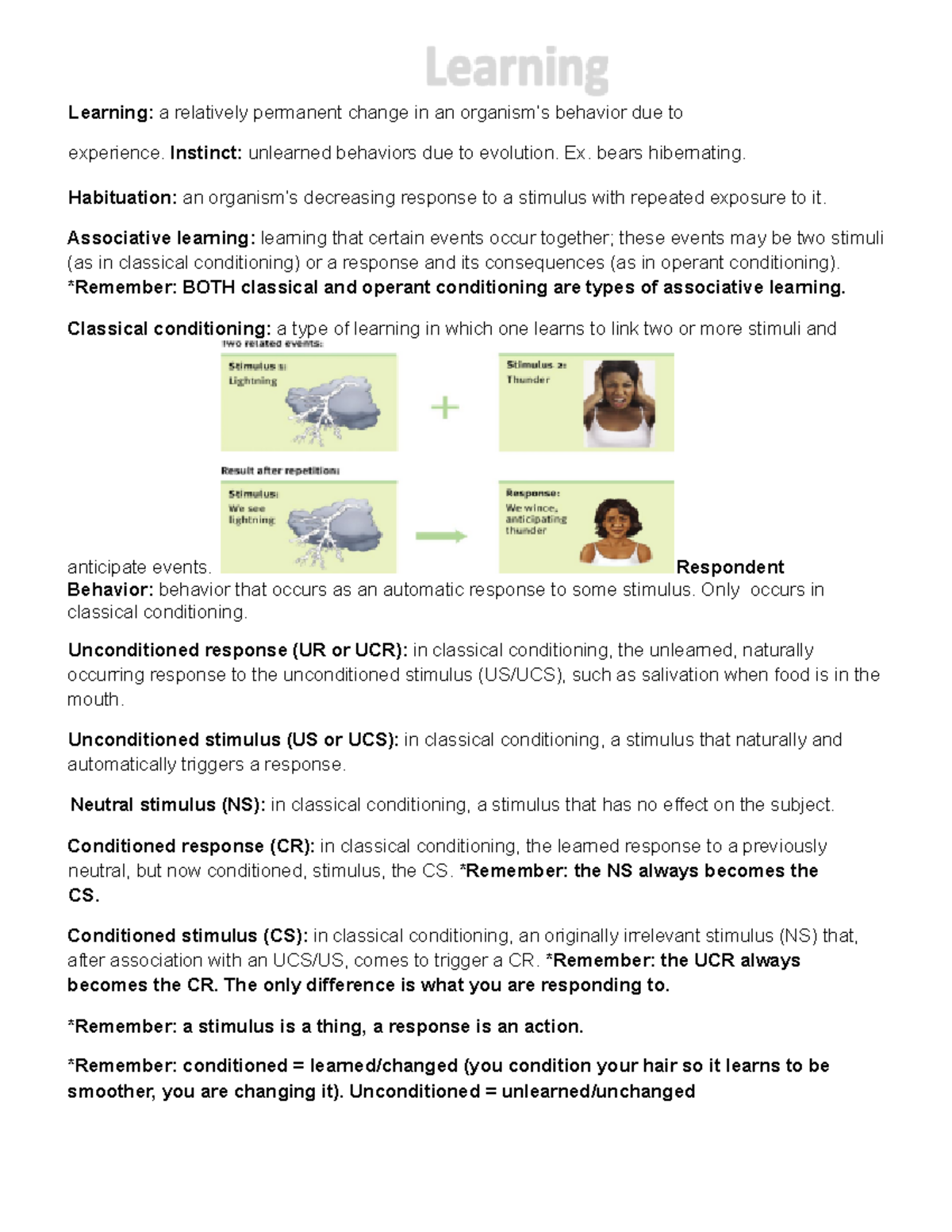 Psych 101: Learning Theories & Key Figures in Psychology Overview - Studocu
