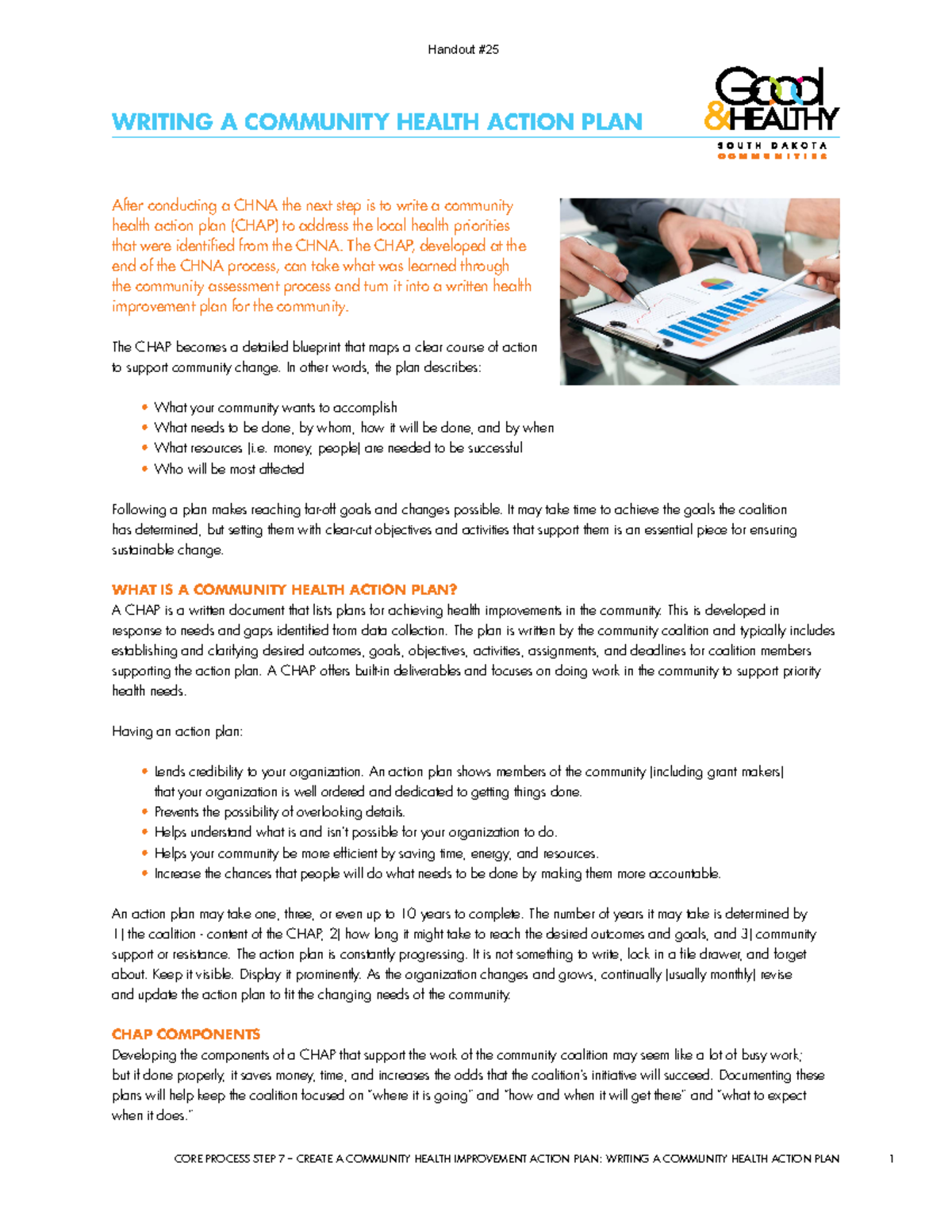 Creating a Community Health Improvement Action Plan (CHAP) - Studocu