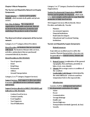 Bachelor of Science in Tourism Management BSTM - PROGRAMS Bachelor of ...