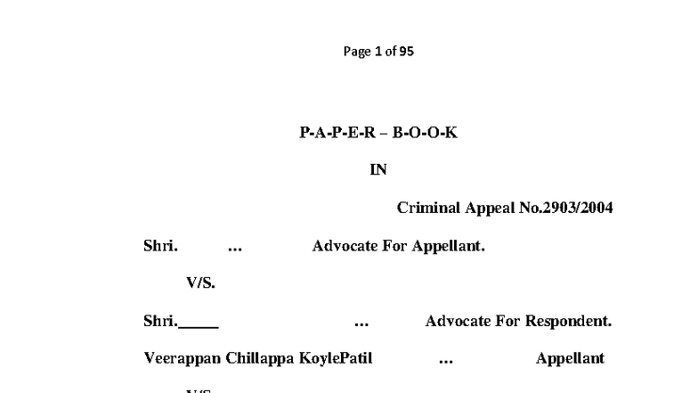 Criminal Appeal Case No. 007: Deposition & Statements Overview - Studocu