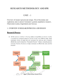 Research methodology and ipr - Rm4151 - Studocu