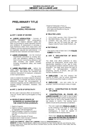SSS Handouts - A summary on SSS Law based on - RA 8282. SOCIAL SECURITY ...