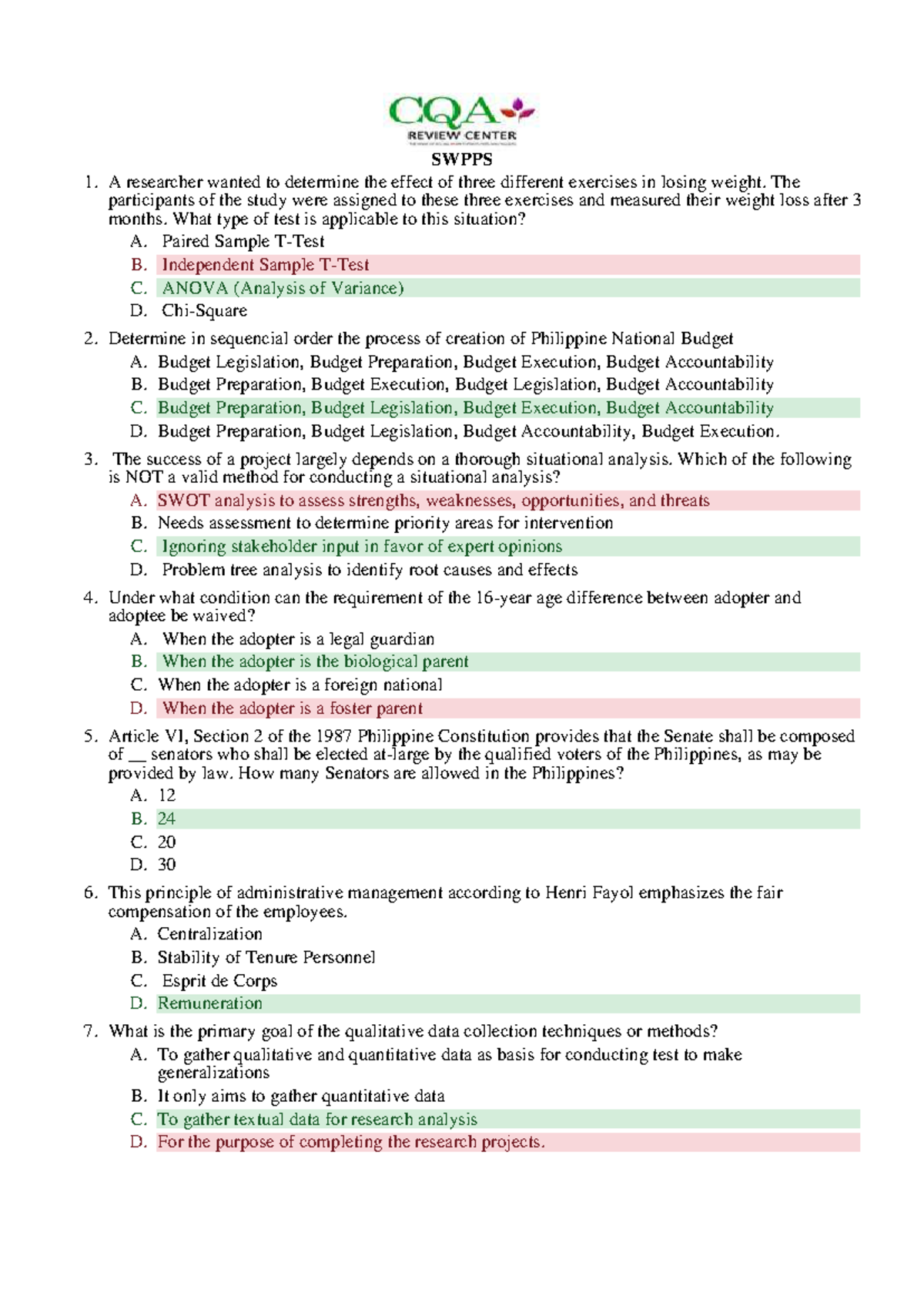 SWPPS 1: Practice Materials for Social Work and Policy Studies - Studocu