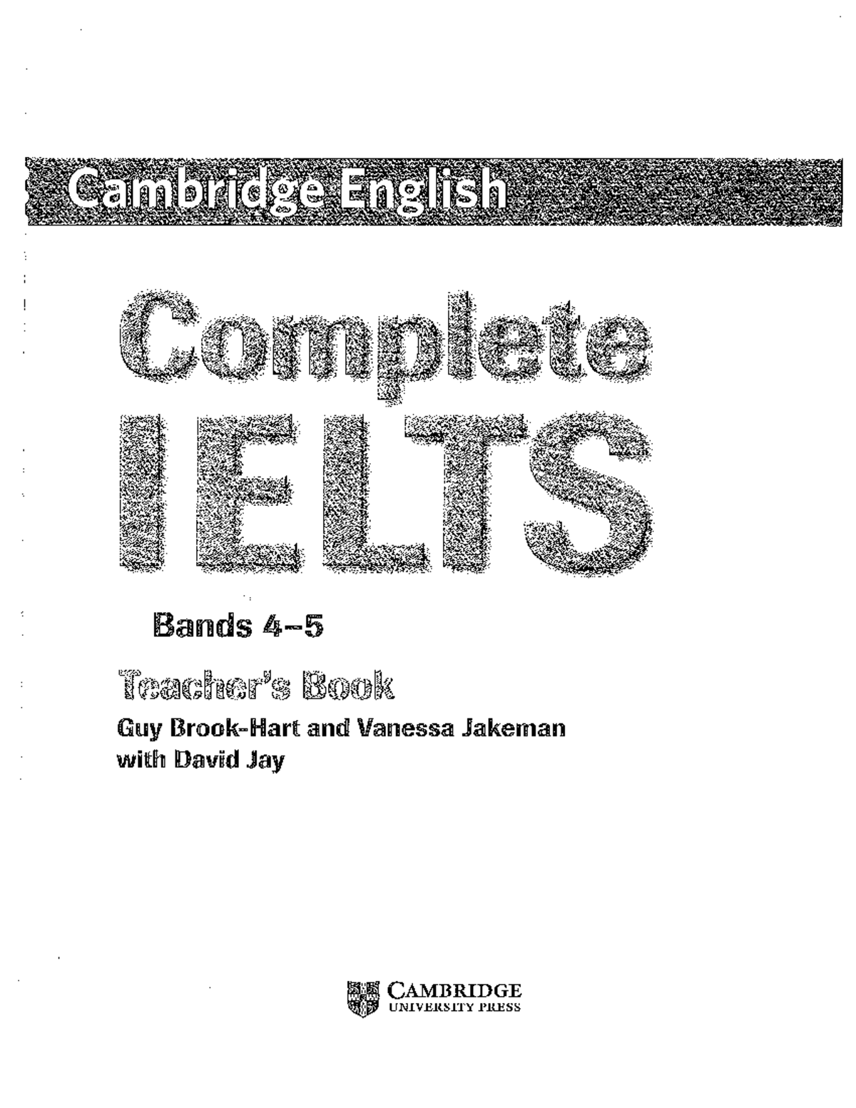 Complete Ielts Band 4-5 TB - Studocu