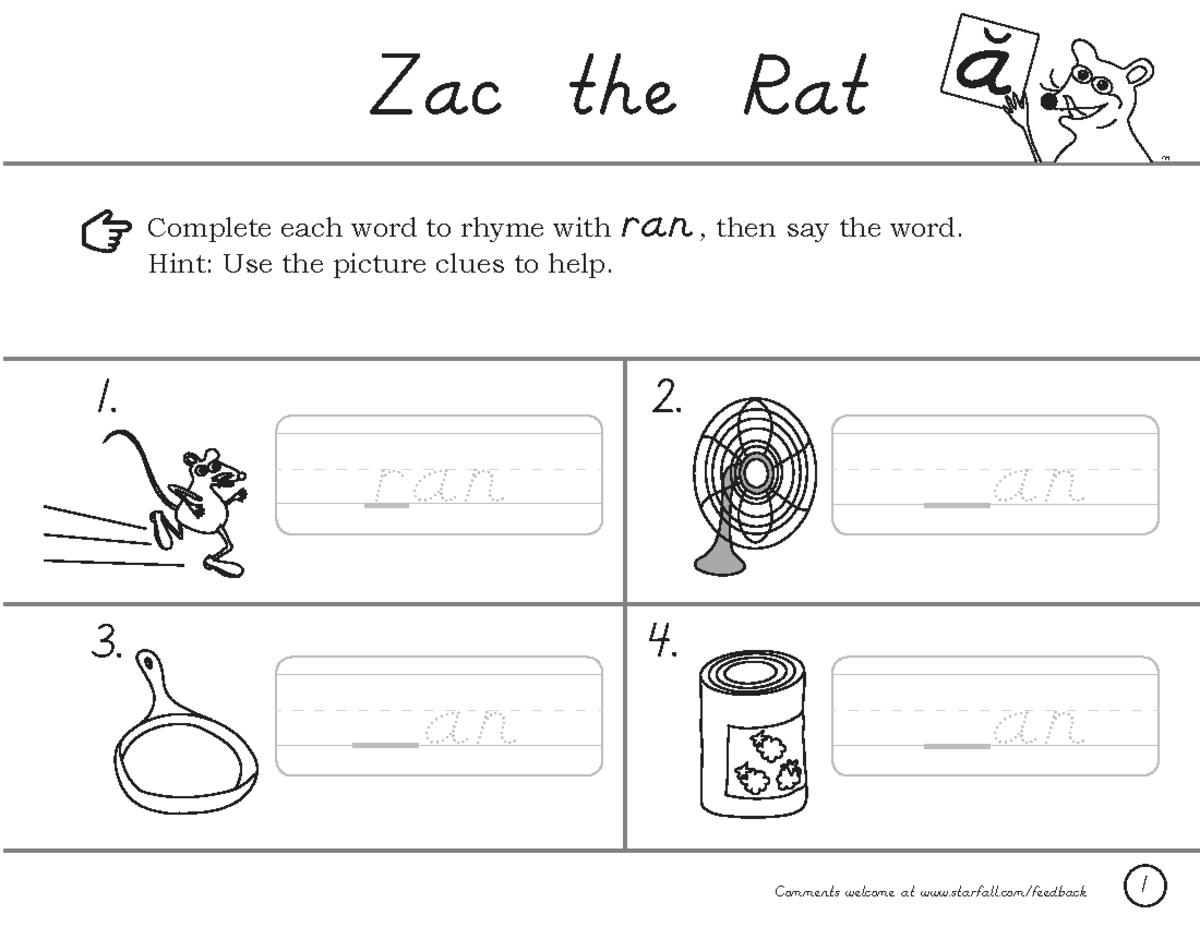 Wk301m - Rhyming Words and Short Vowel Activities - Studocu