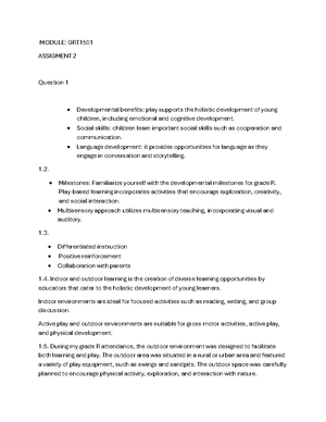 [Solved] Fantasy area Grade R classroom layout how it support holistic ...