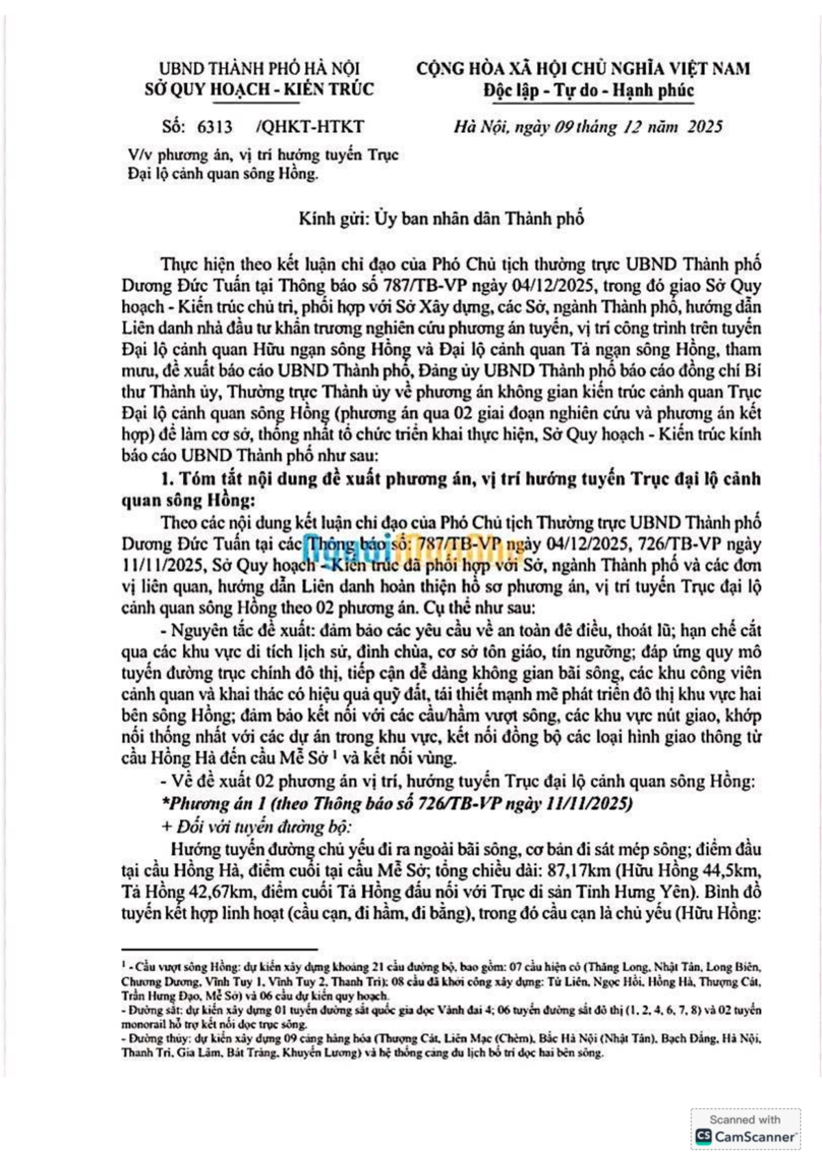 VB 6313 - Quy Hoạch Xây Dựng Đại Lộ Sông Hồng - Studocu