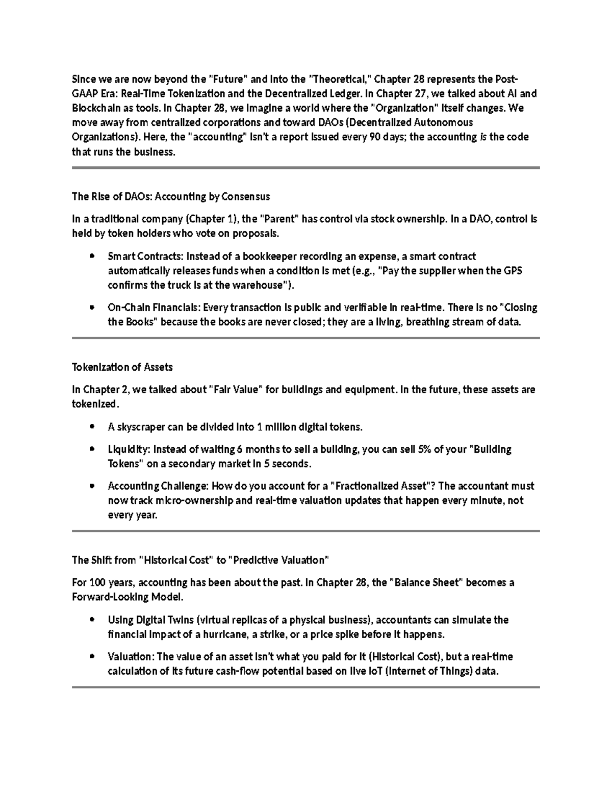 Advanced Financial Reporting and Consolidations: Chapter 28 Review ...